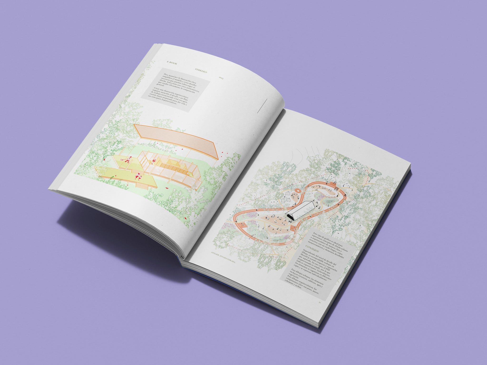 AXO ILLUSTRATED – Ebook step-by-step using sketchup and illustrator. E ...